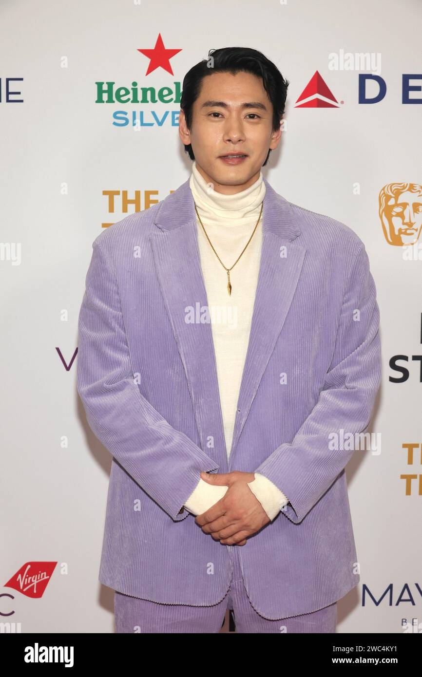 Beverly Hills, Ca. 13th Jan, 2024. Teo Yoo at the 2024 BAFTA Tea Party ...