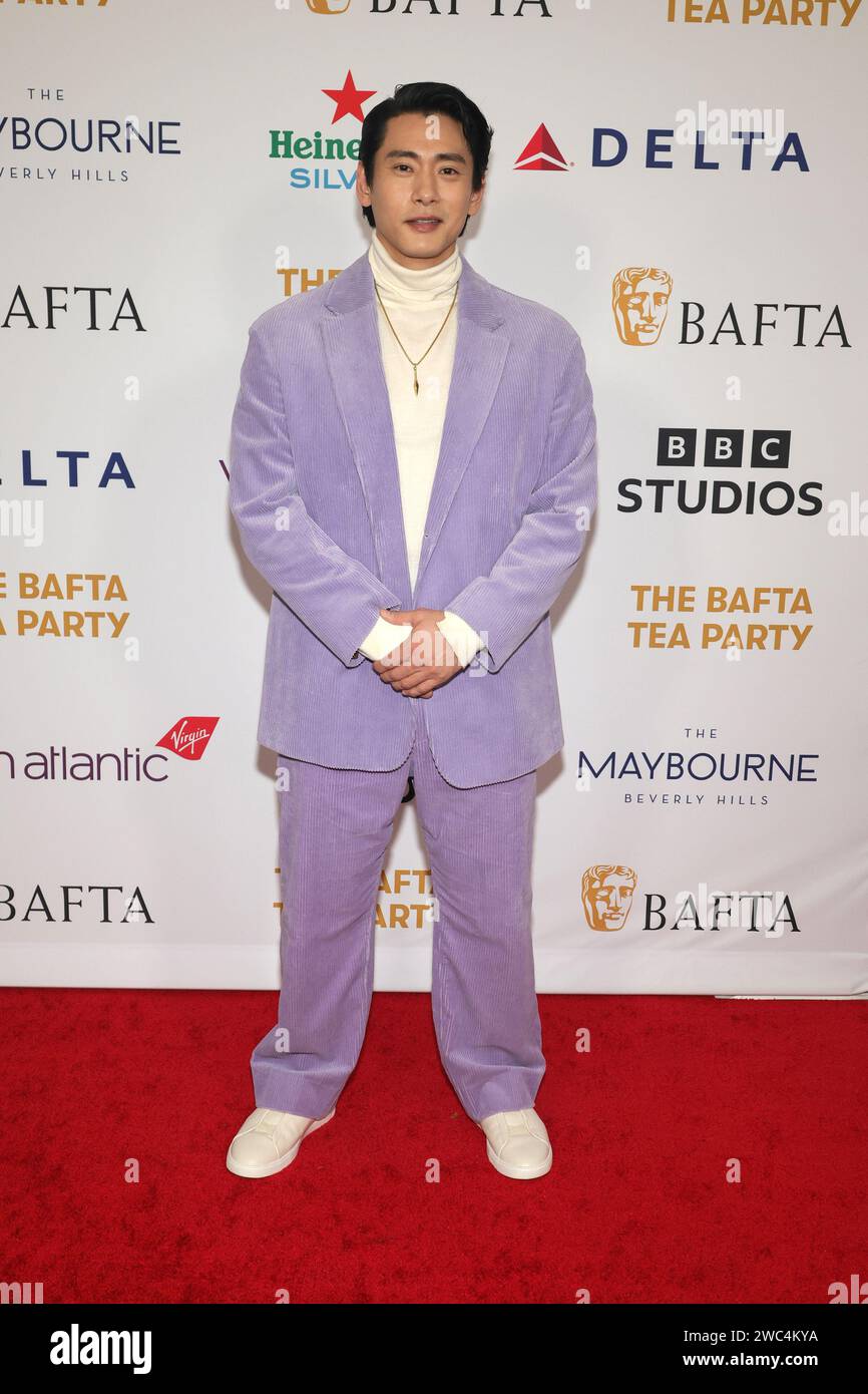 Beverly Hills, Ca. 13th Jan, 2024. Teo Yoo at the 2024 BAFTA Tea Party ...