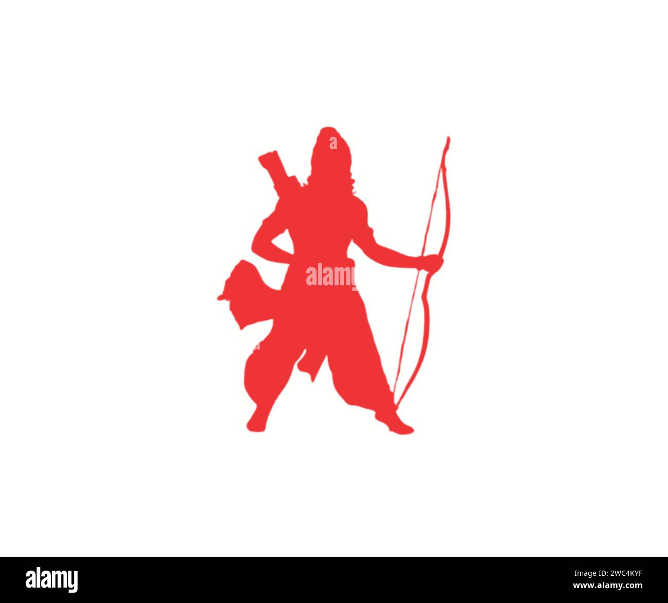 Shree ram vector illustration hi-res stock photography and images - Alamy