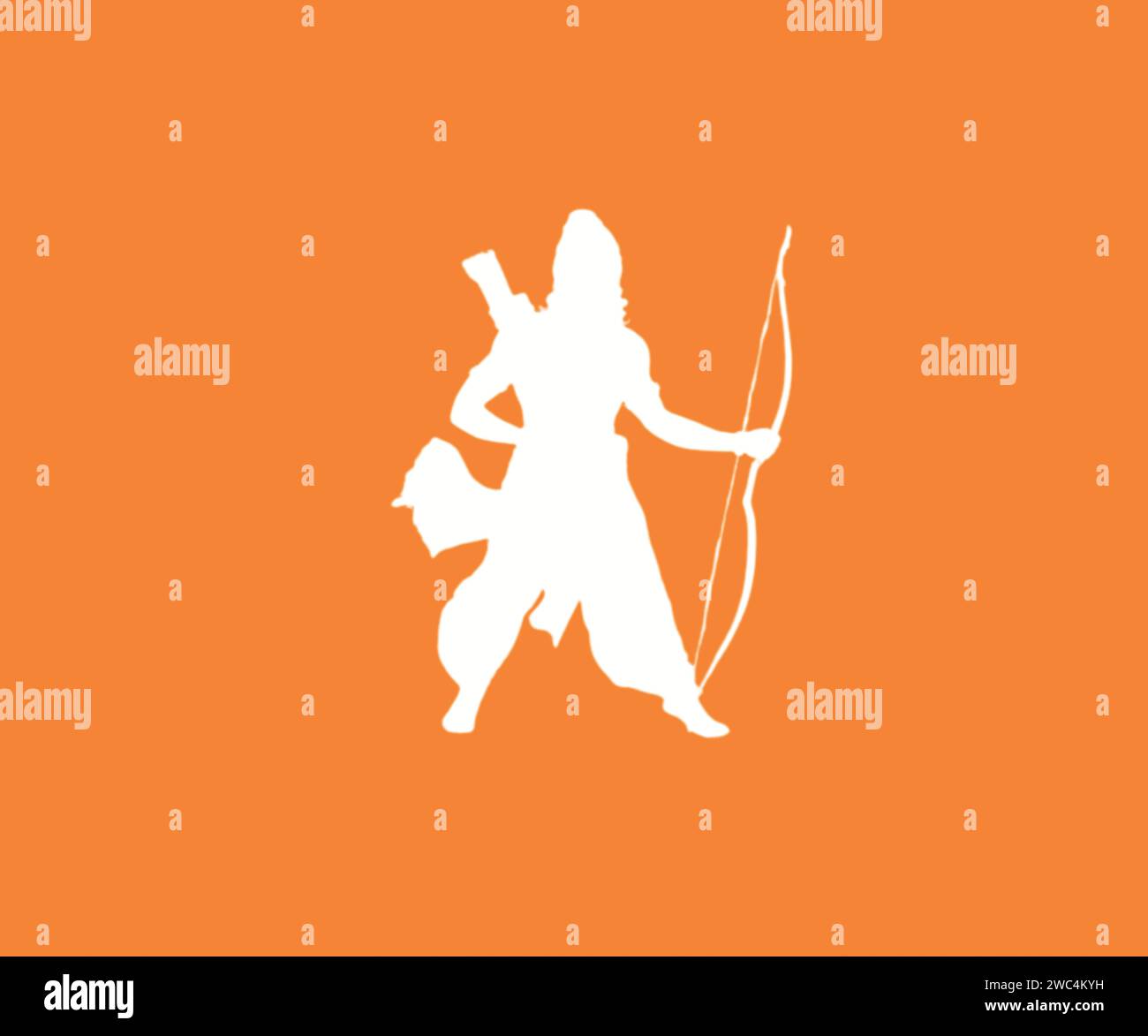 Shree ram vector illustration hi-res stock photography and images - Alamy