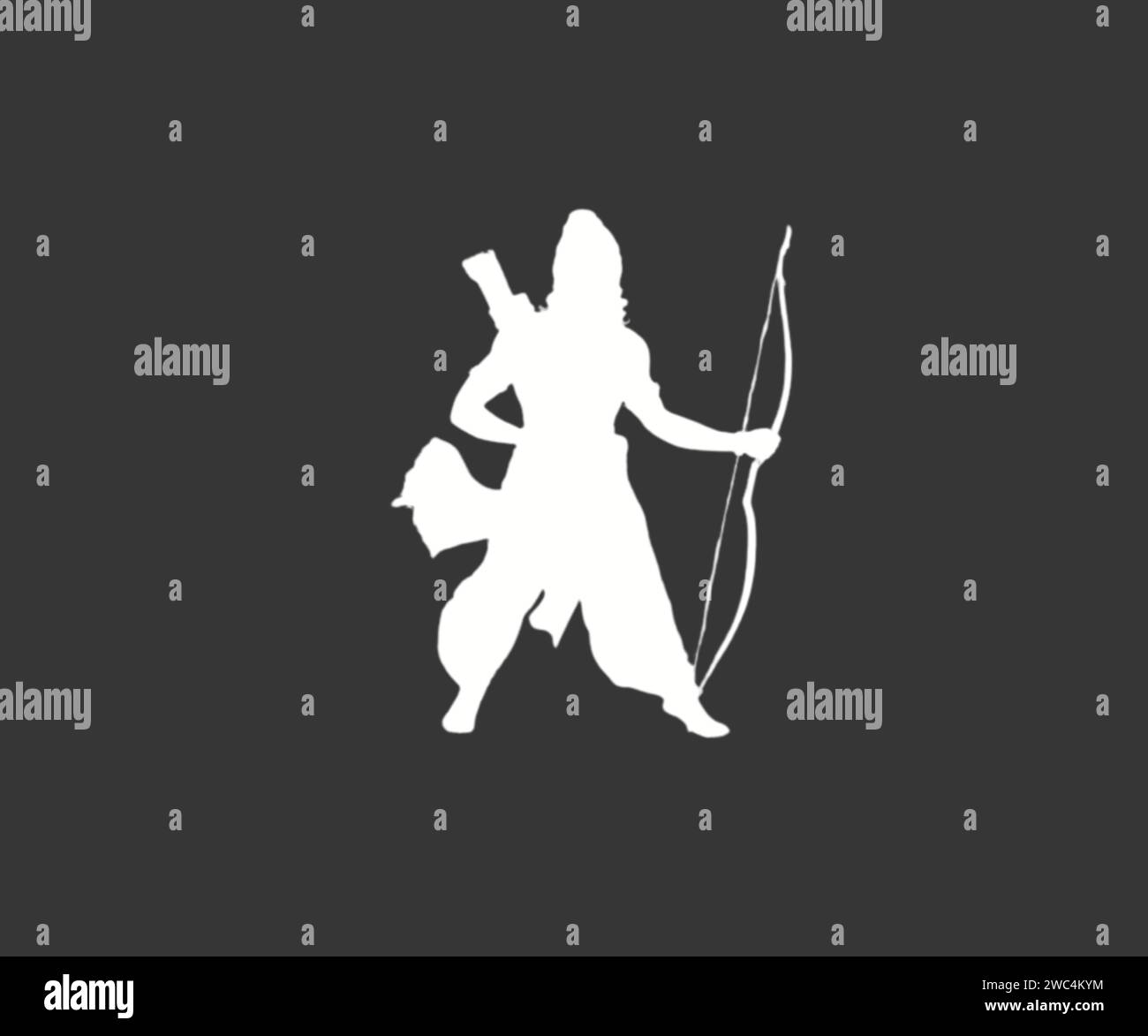 Shree ram vector illustration hi-res stock photography and images - Alamy