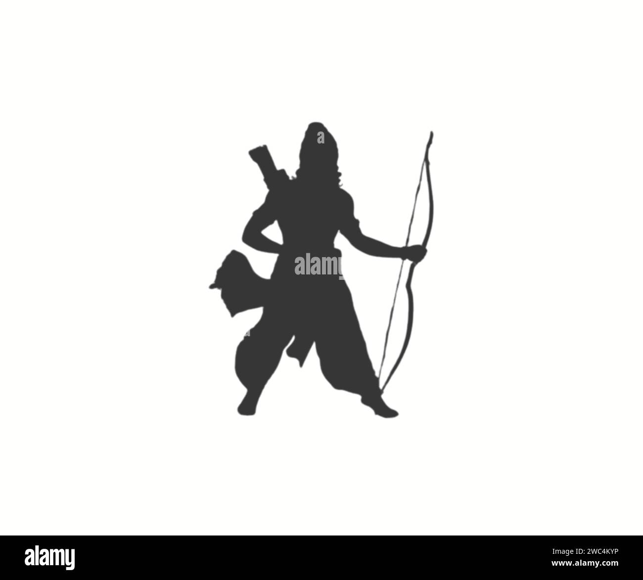 Lord rama illustration Stock Vector Images - Alamy
