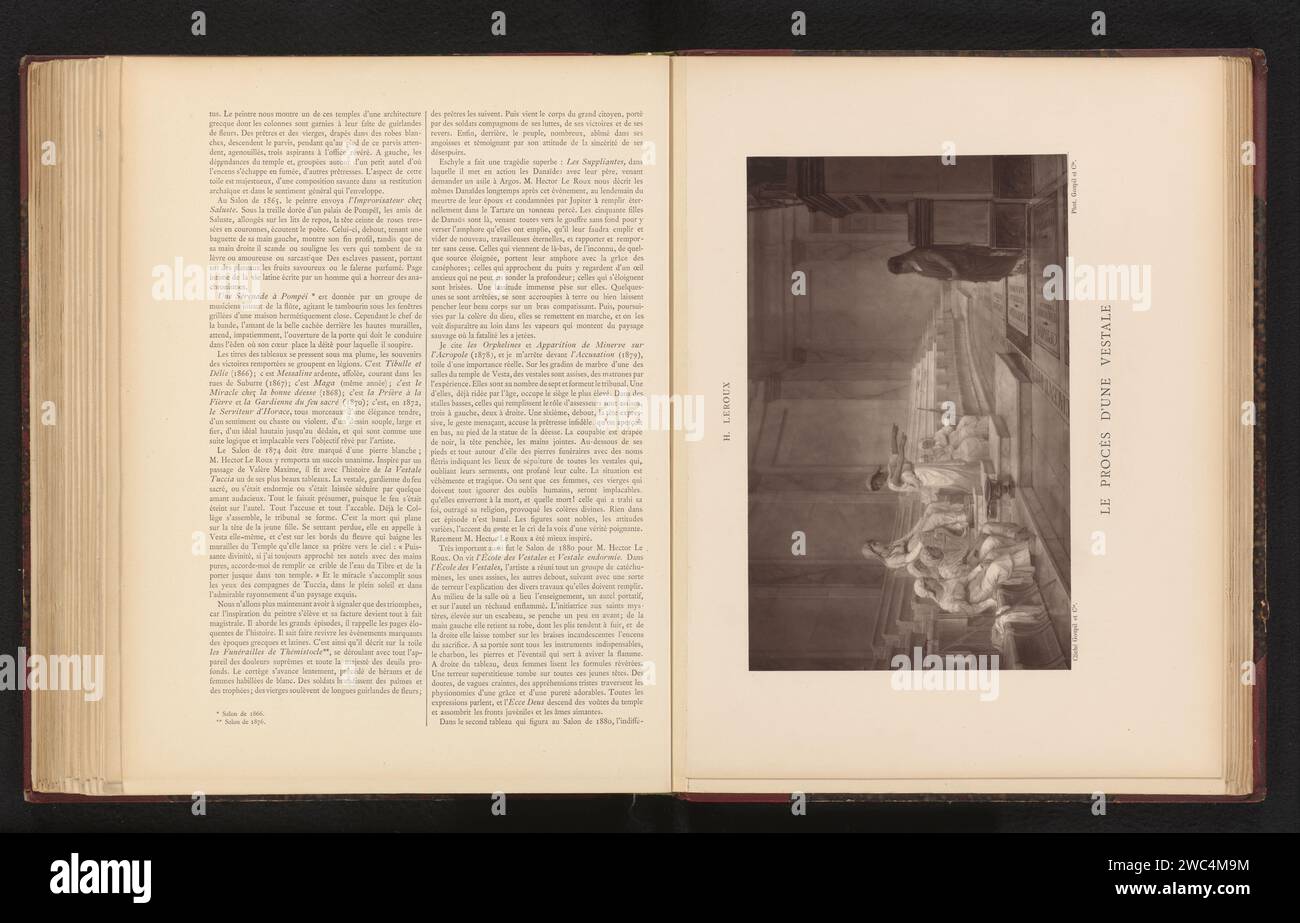 Photo production of the painting 'Le Procès d'Une Vestale' by Louis ...