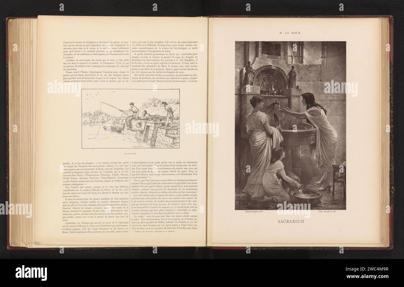 Photo production of the painting 'Sacrarium' by Louis Héctor Leroux ...