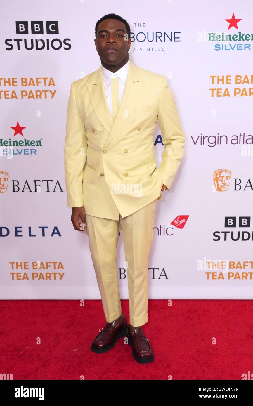 Sam Richardson arrives at the BAFTA Tea Party on Saturday, Jan. 13 ...