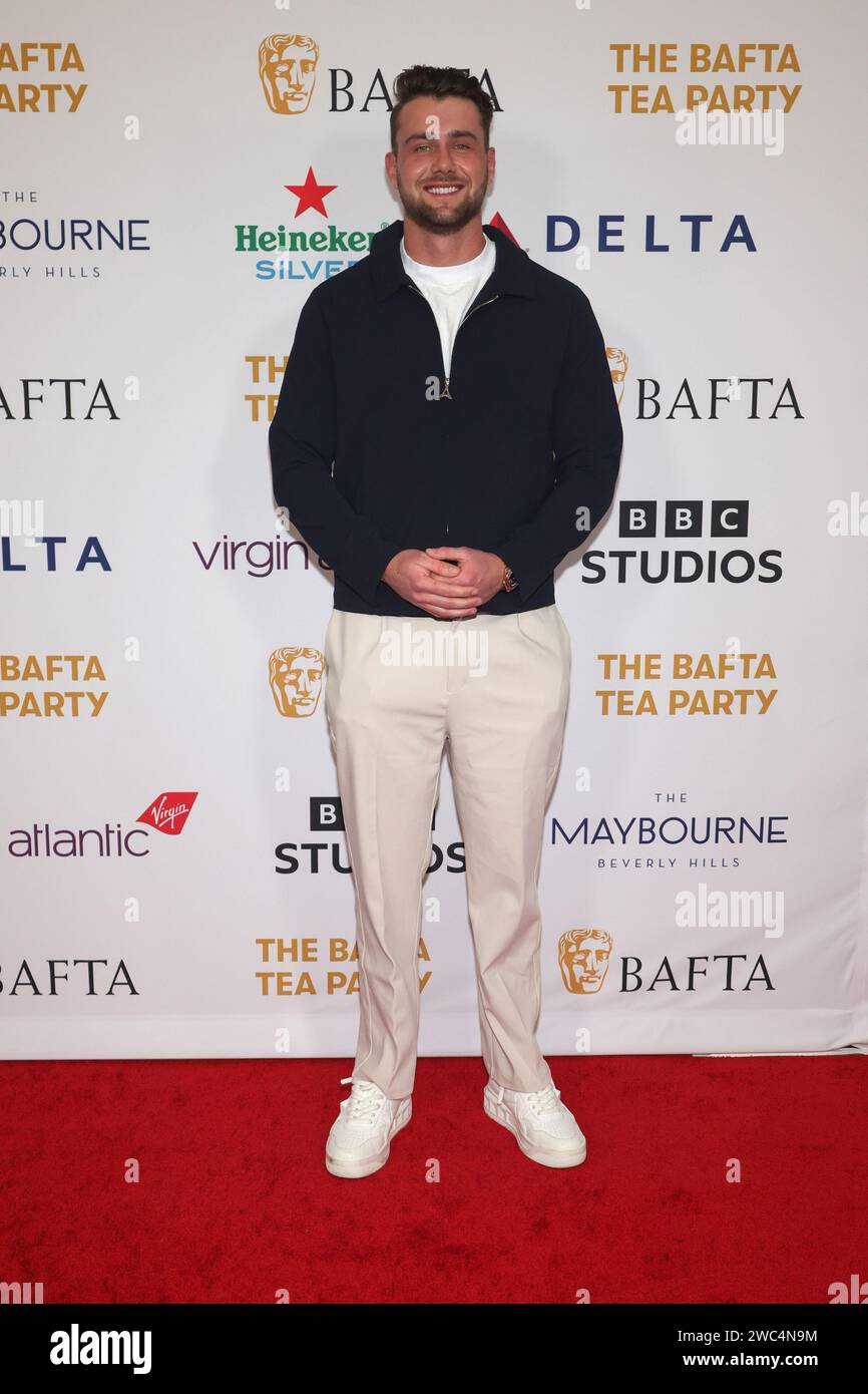 Beverly Hills, Ca. 13th Jan, 2024. Harry Jowsey at the 2024 BAFTA Tea ...