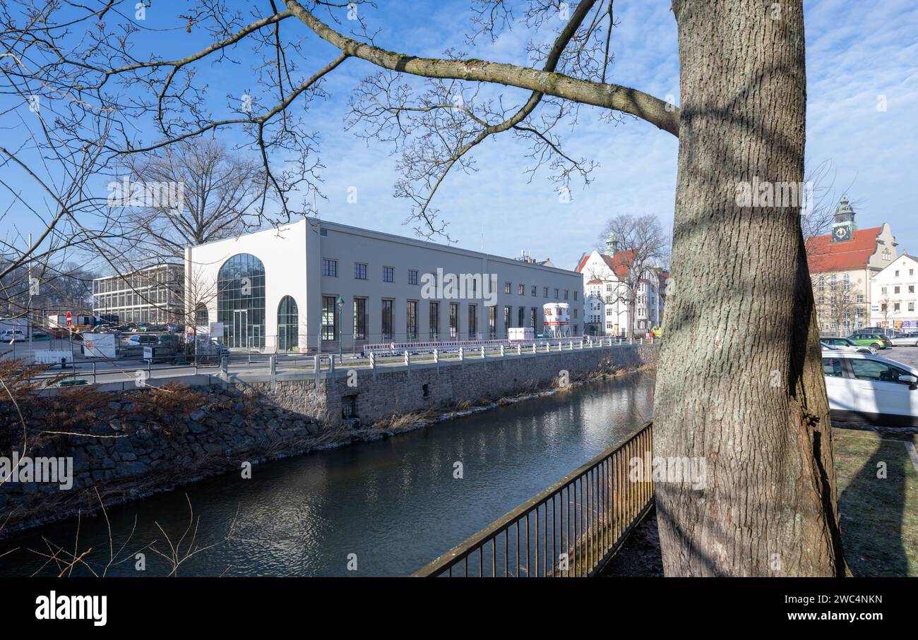 PRODUCTION - 11 January 2024, Saxony, Chemnitz: View of the historic ...