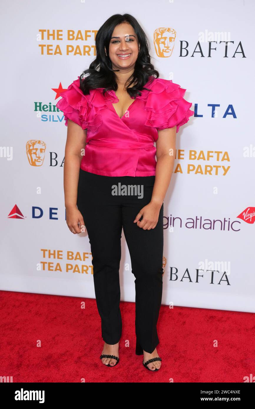 Apoorva Charan arrives at the BAFTA Tea Party on Saturday, Jan. 13 ...