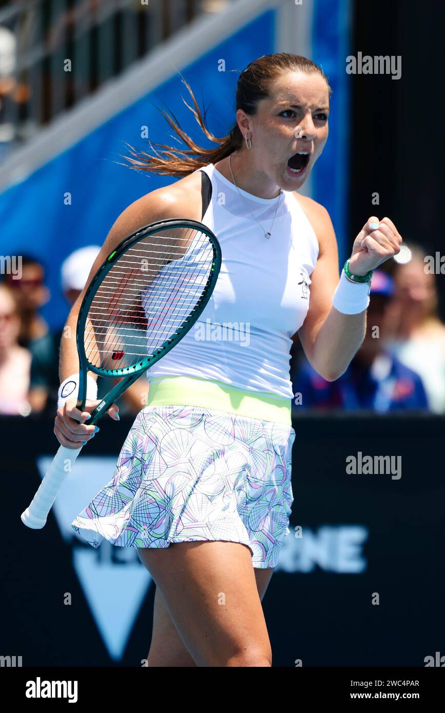 Melbourne, Australia, 14th Jan, 2024. Tennis player Jodie Burrage from ...