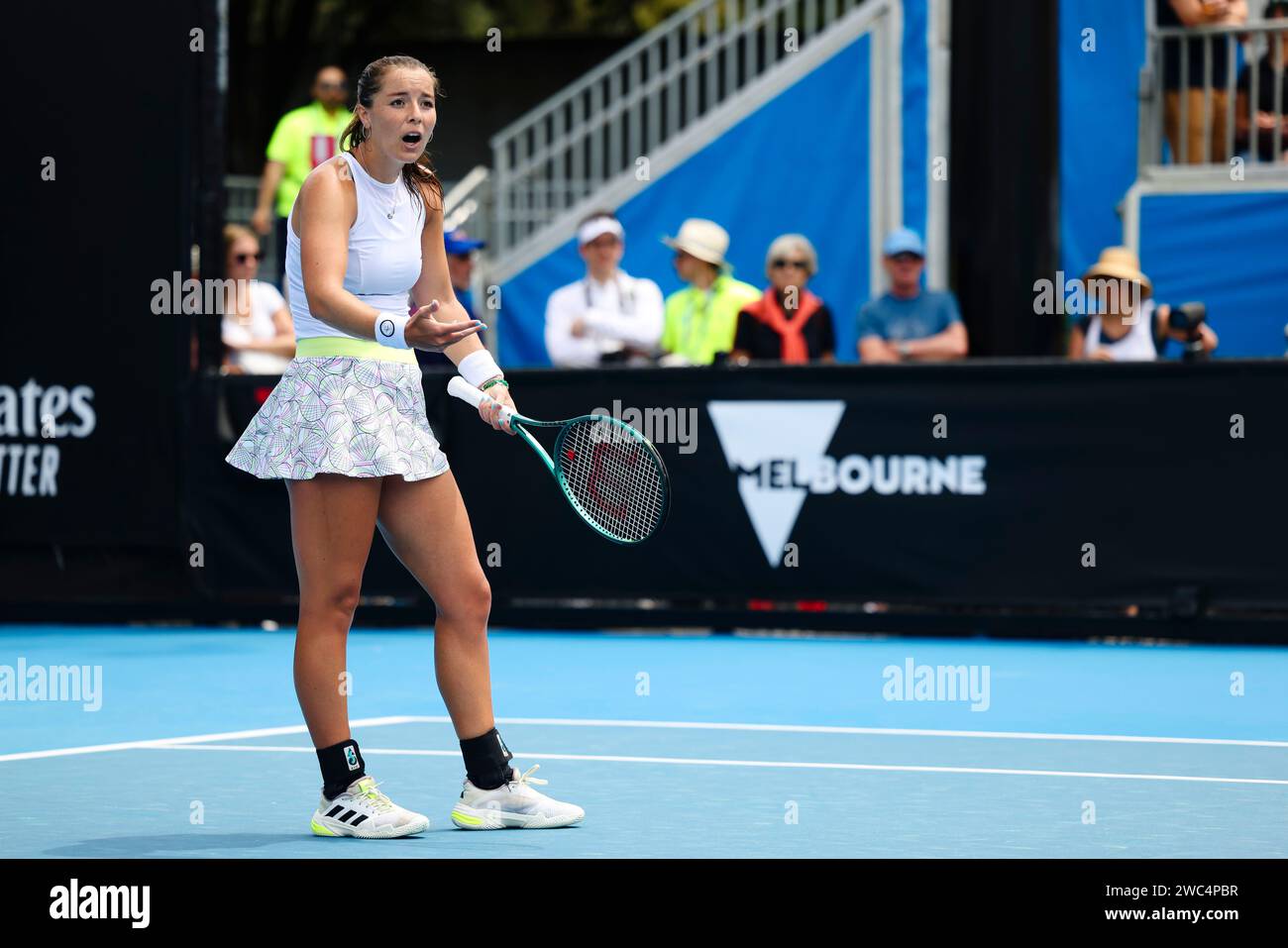 Melbourne, Australia, 14th Jan, 2024. Tennis player Jodie Burrage from ...