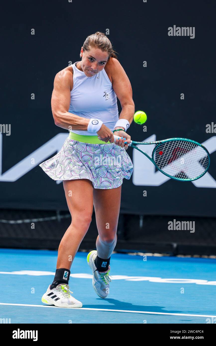 Melbourne, Australia, 14th Jan, 2024. Tennis player Jodie Burrage from ...