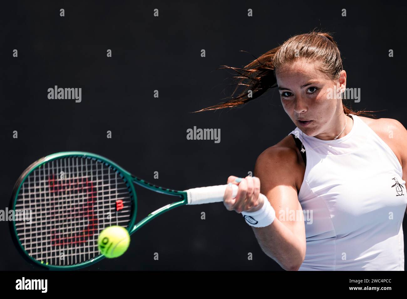 Melbourne, Australia, 14th Jan, 2024. Tennis player Jodie Burrage from ...