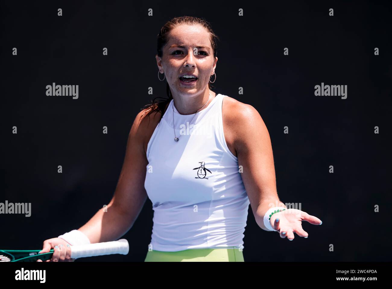 Melbourne, Australia, 14th Jan, 2024. Tennis player Jodie Burrage from ...