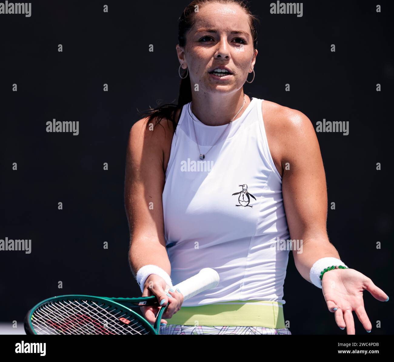 Melbourne, Australia, 14th Jan, 2024. Tennis player Jodie Burrage from ...