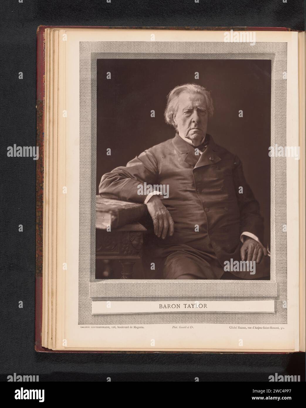 Portret van Baron Isidore Justin Séverin Taylor, Félix Nadar, c. 1872 ...