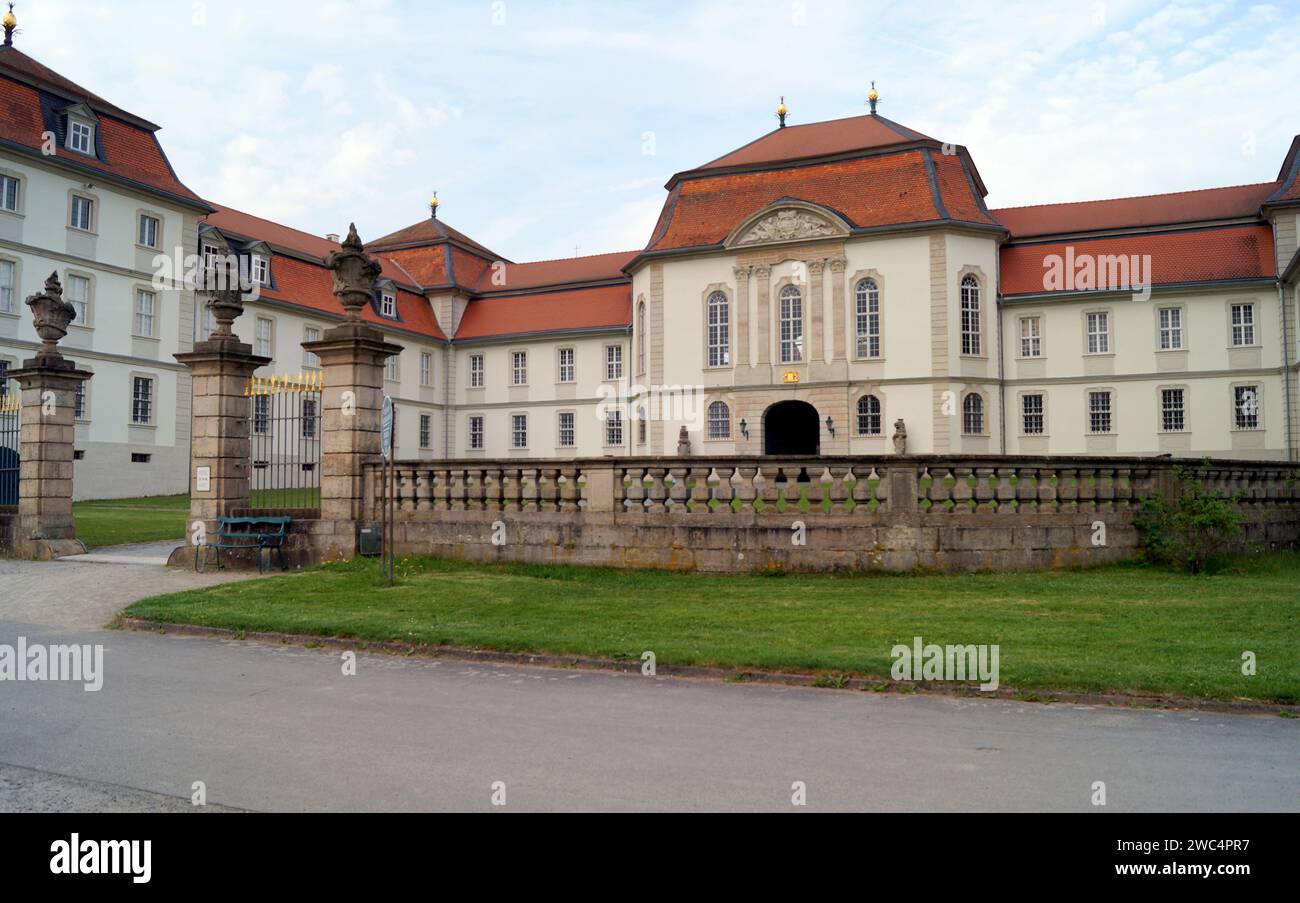 Schloss Fasanerie, palace complex from the 1700s, near Fulda, main ...