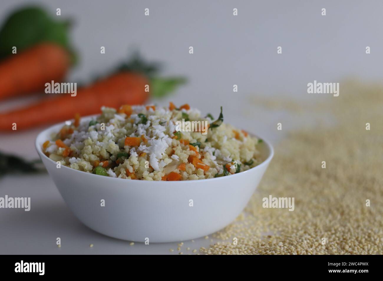Proso millet uppuma hi-res stock photography and images - Alamy