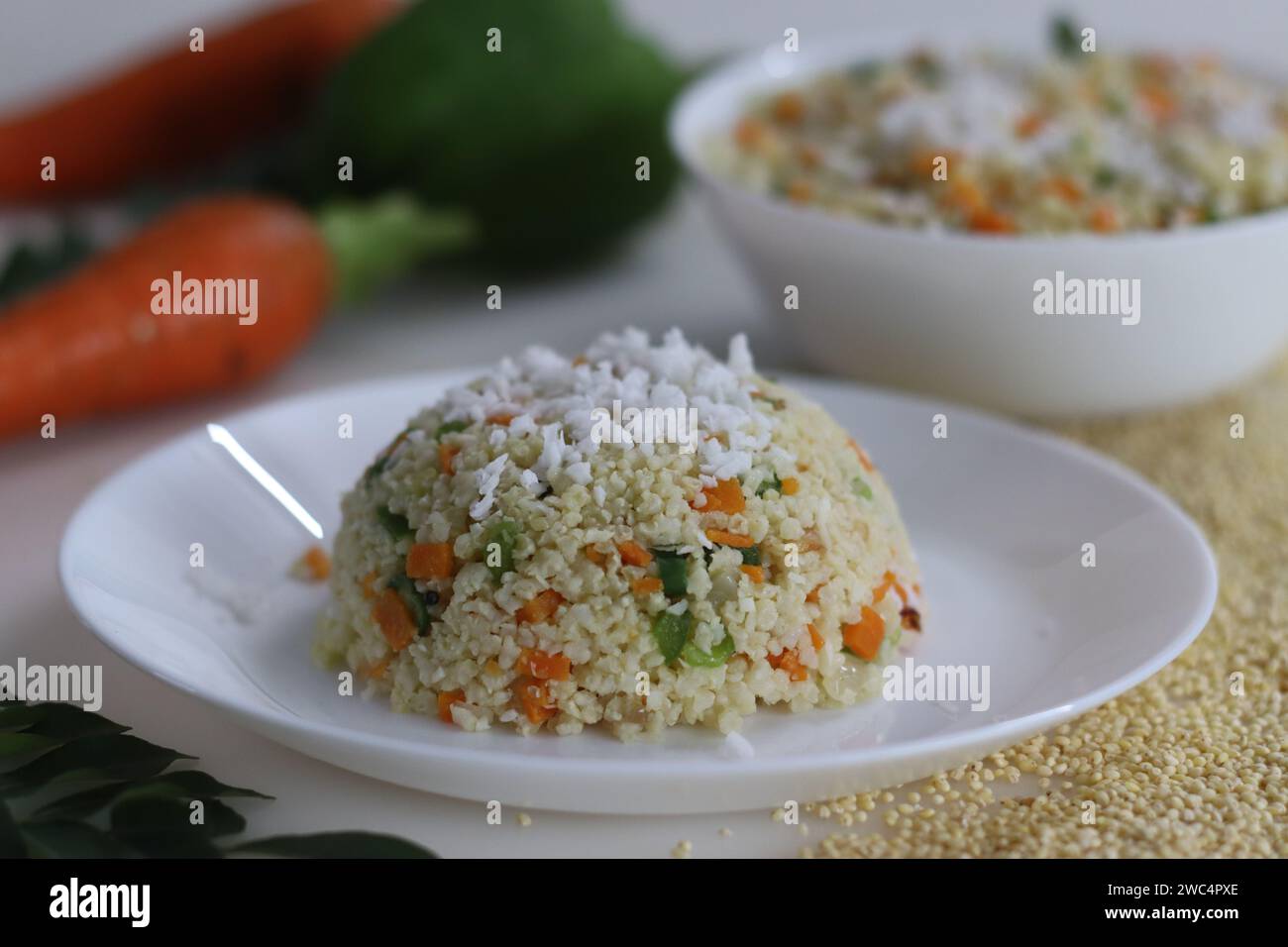 Proso millet uppuma hi-res stock photography and images - Alamy