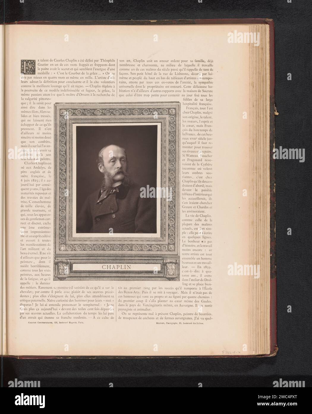 Portret van Charles Joshua Chaplin, François Mulnier, c. 1872 - C. 1877 ...