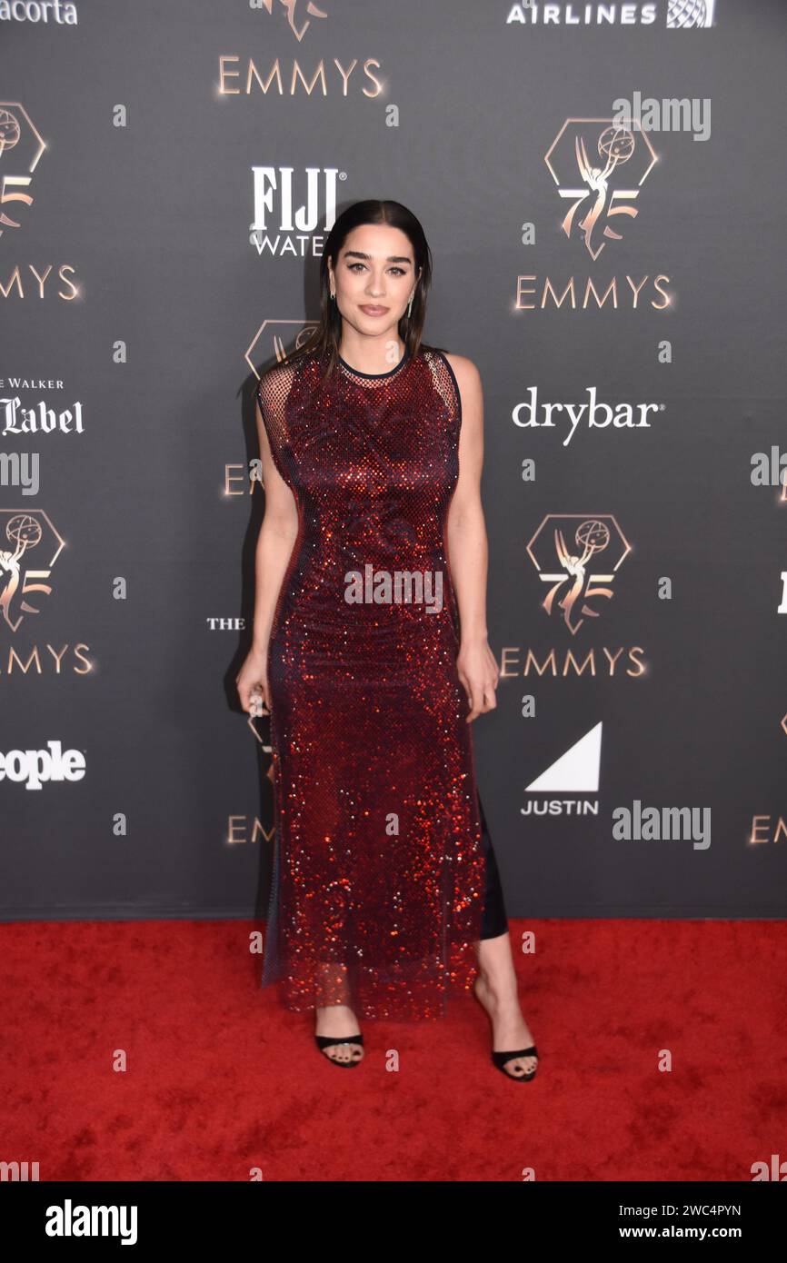 Los Angeles, California, USA 13th January 2024 Actress Simona Tabasco attends 75th Primetime ...