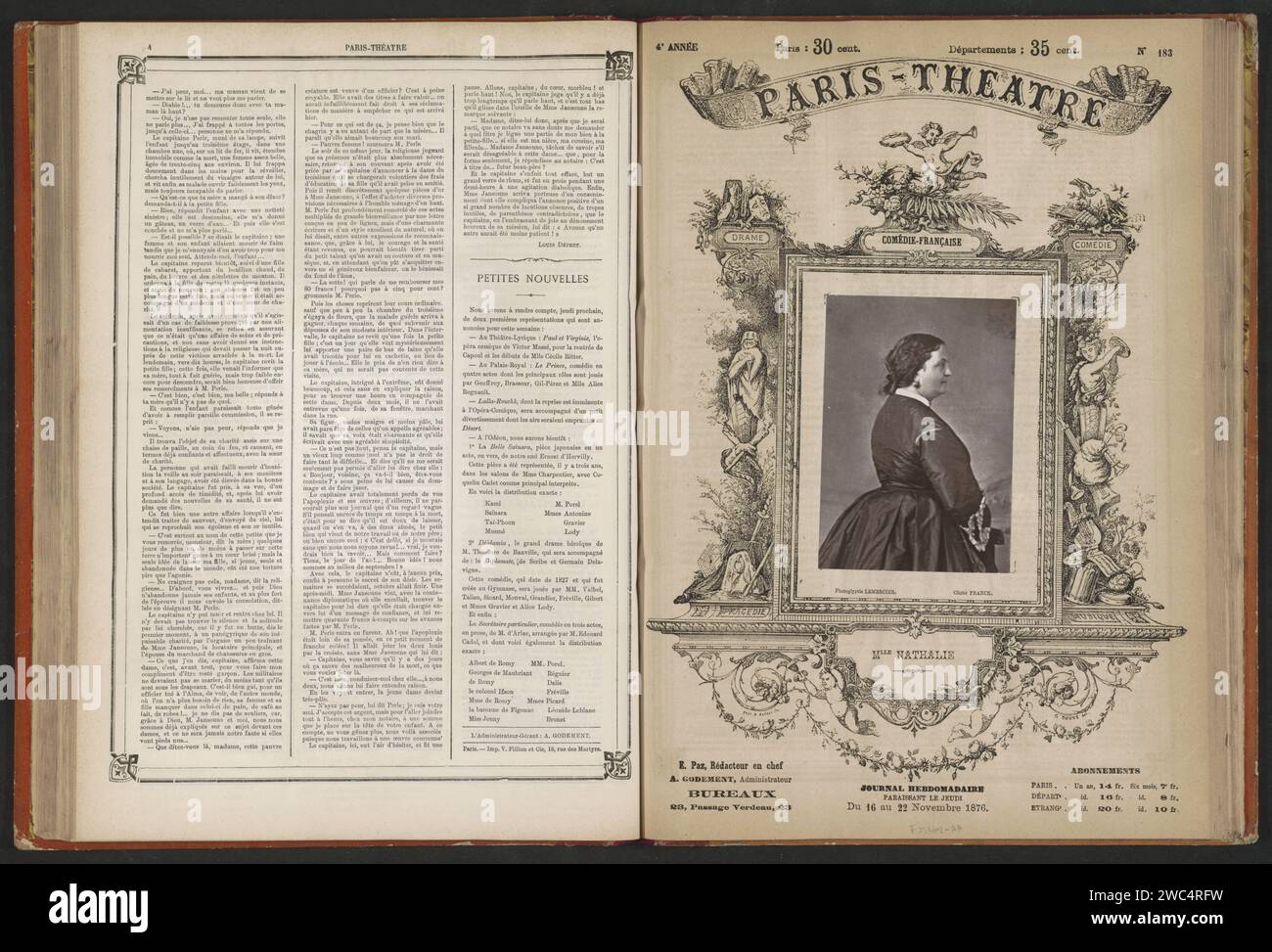 Portret van Mademoiselle Nathalie, François Marie Louis Franck, c. 1871 ...