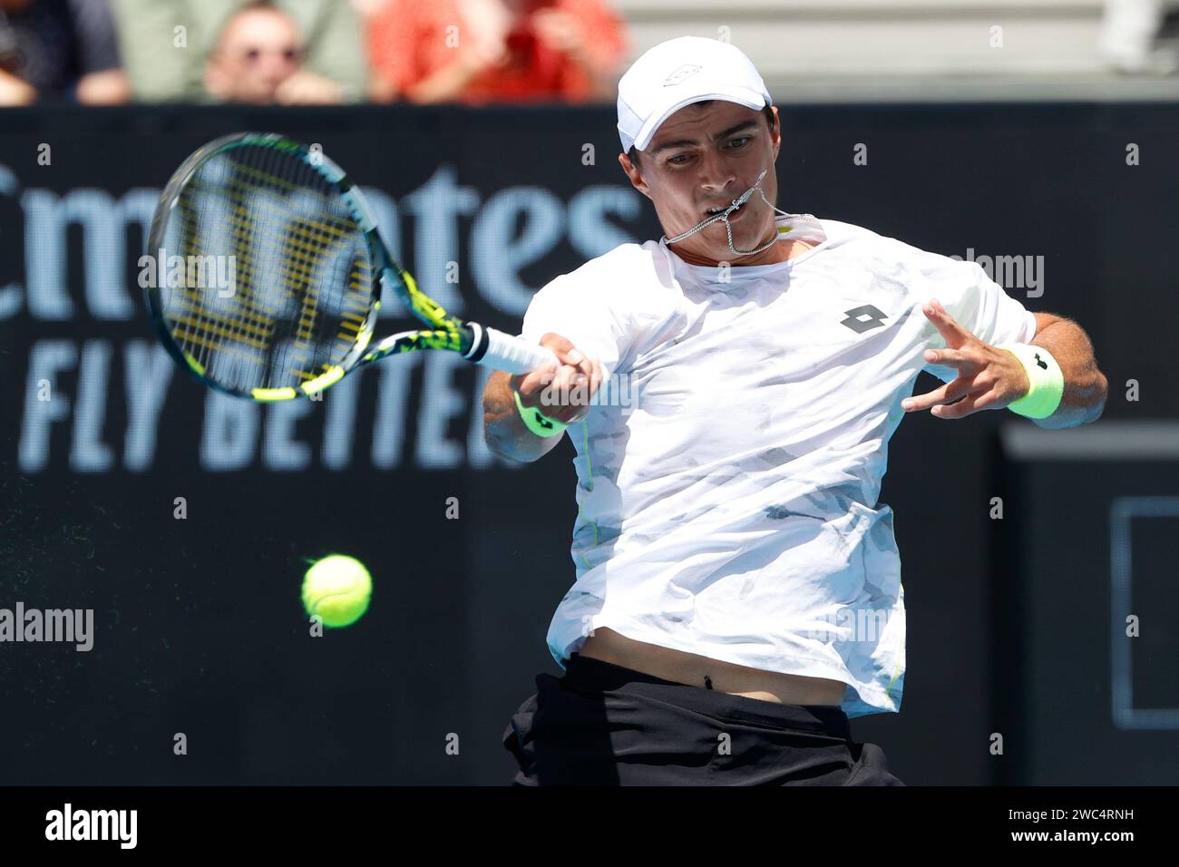 Melbourne, Victoria, Australia. 14th Jan, 2024. Adam Walton (USA) in ...