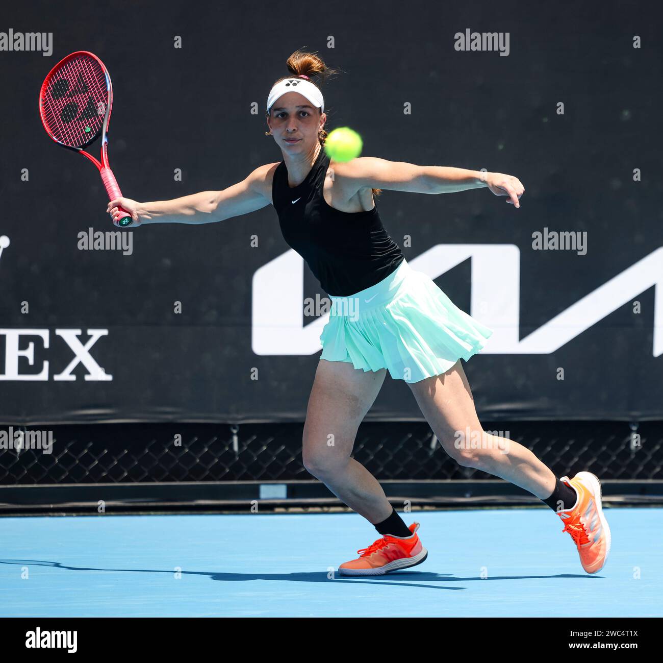 Melbourne, Australia, 14th Jan, 2024. Tennis player Tamara Korpatsch ...