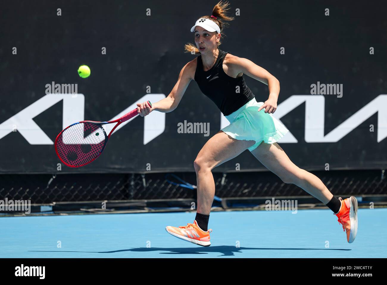 Melbourne, Australia, 14th Jan, 2024. Tennis player Tamara Korpatsch ...