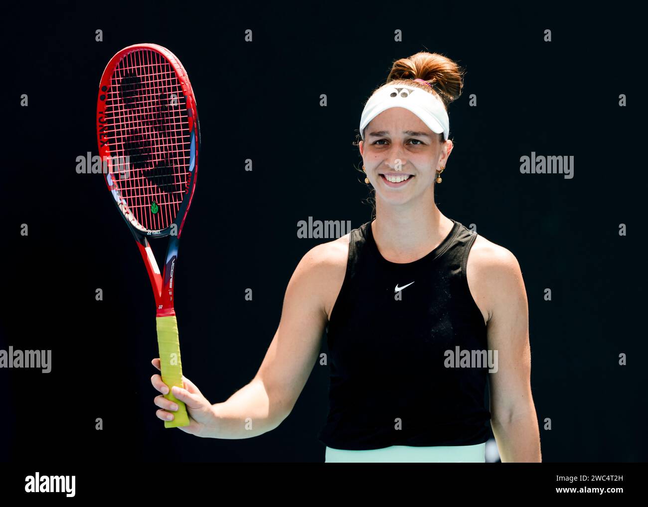 Melbourne, Australia, 14th Jan, 2024. Tennis player Tamara Korpatsch ...