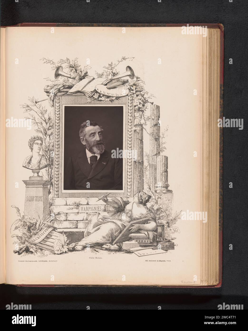 Portret Van Henri Joseph Harpignies, François Mulnier, c. 1878 ...