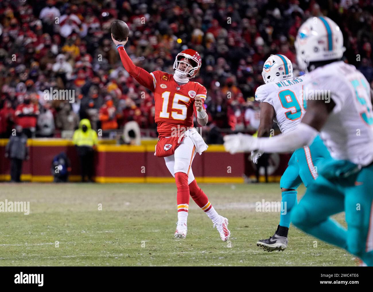 Kansas City, United States. 13th Jan, 2024. Kansas City Chiefs ...