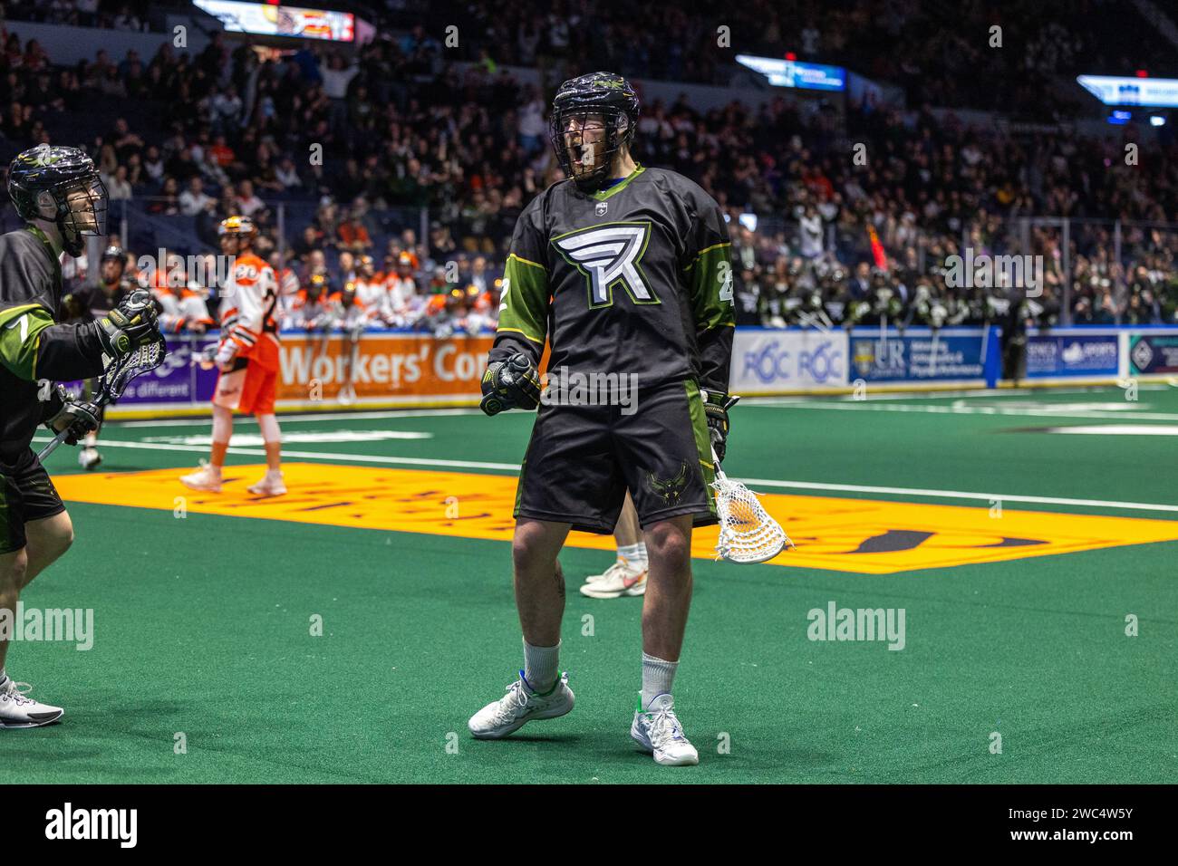 January 13th, 2024: Rochester Knighthawks forward Kyle Waters (42 ...