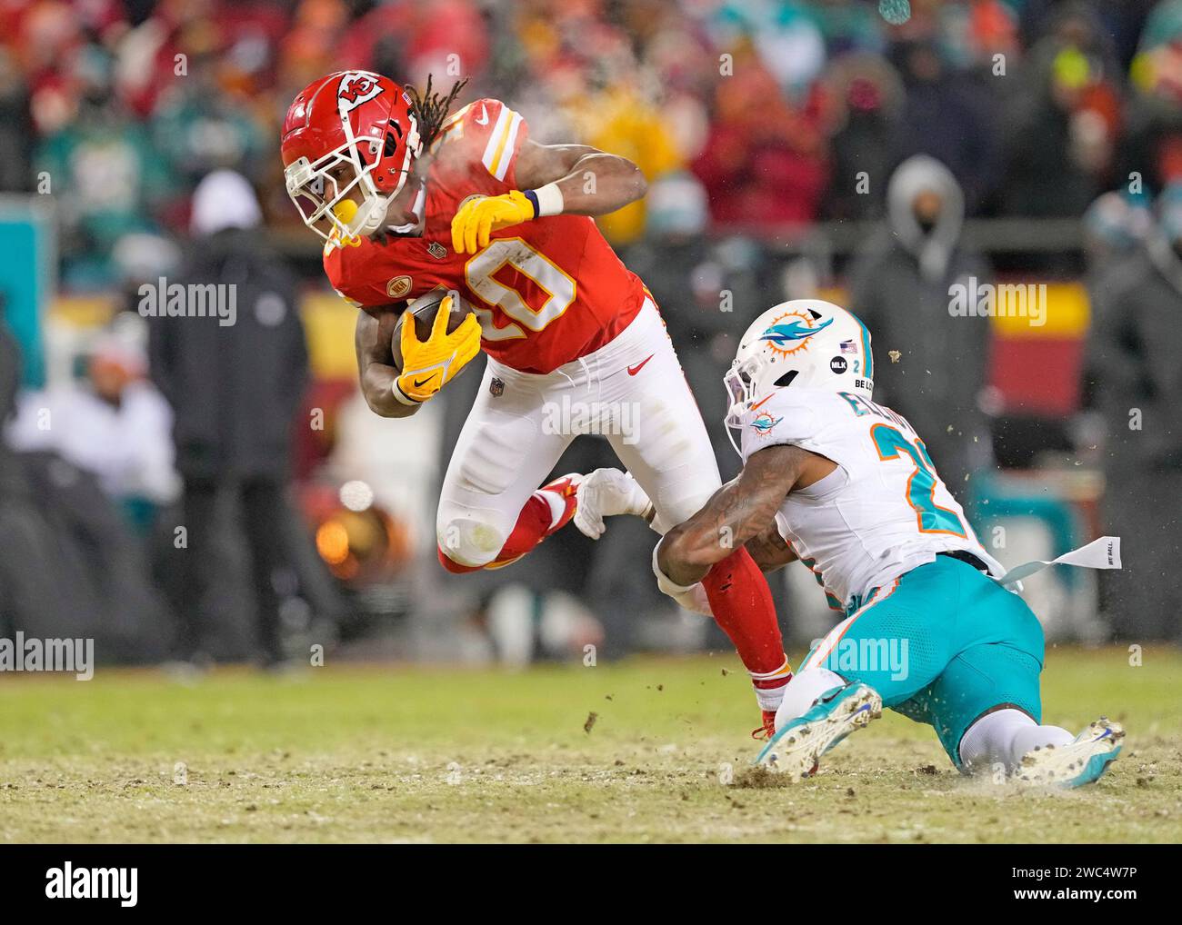 Kansas City, United States. 13th Jan, 2024. Miami Dolphins safety ...