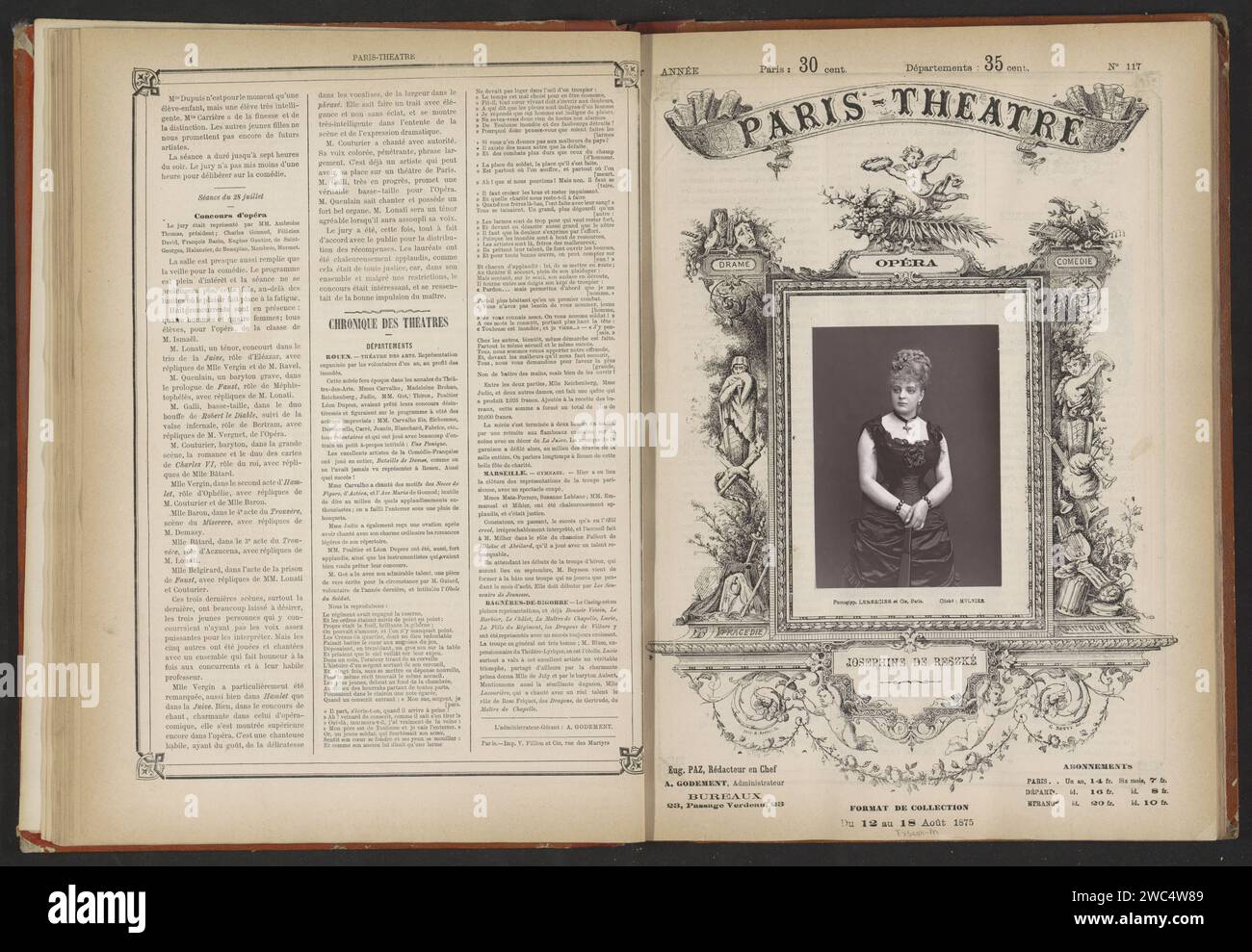 Portret is Josephine de reske, Ferdinand Mulnier, c. 1870 - Before 1875 ...