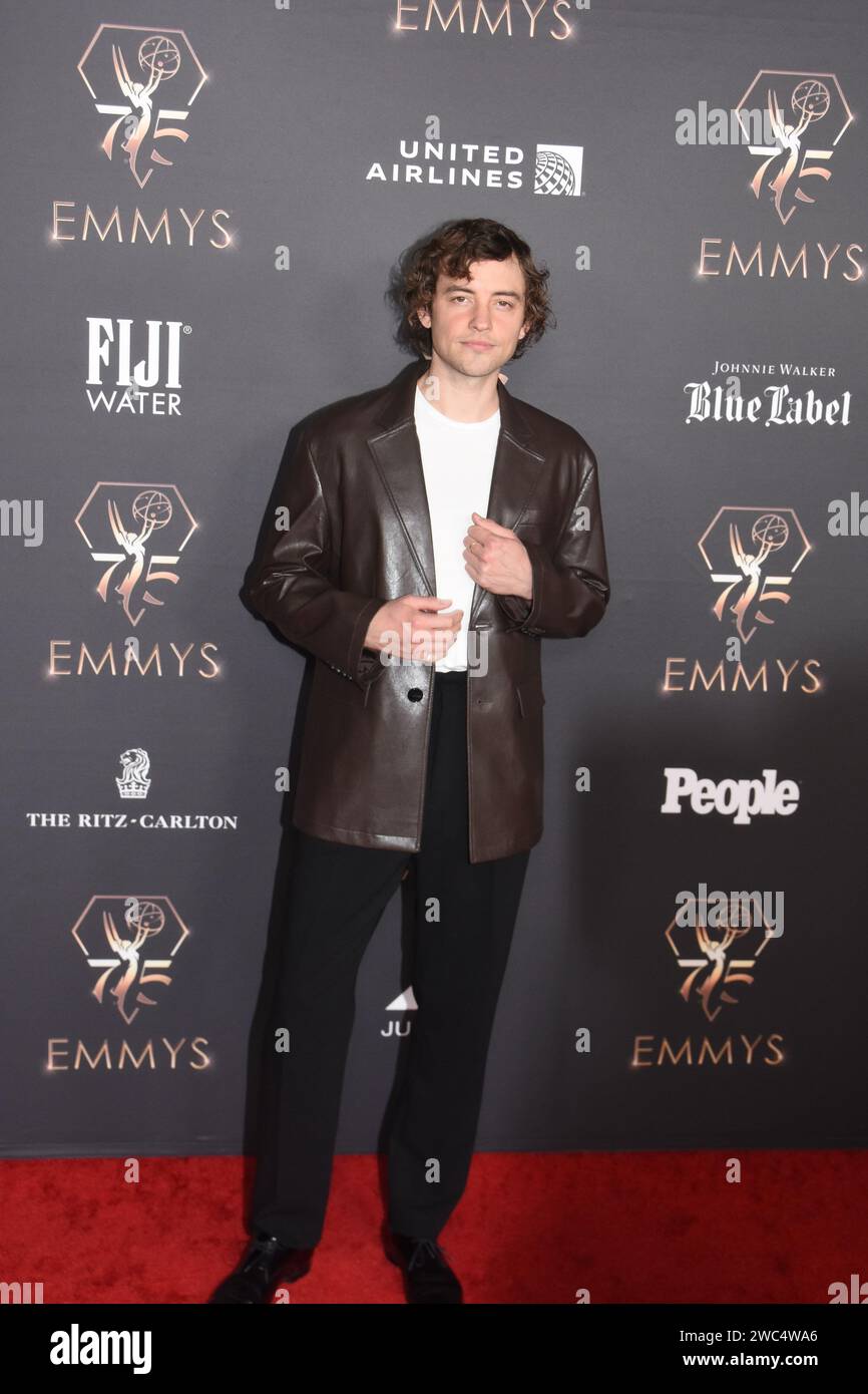 Los Angeles, California, USA 13th January 2024 Actor Josh Whitehouse ...