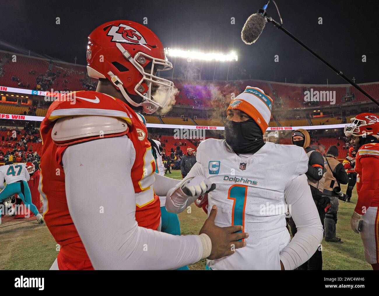 Kansas City, United States. 13th Jan, 2024. Kansas City Chiefs ...