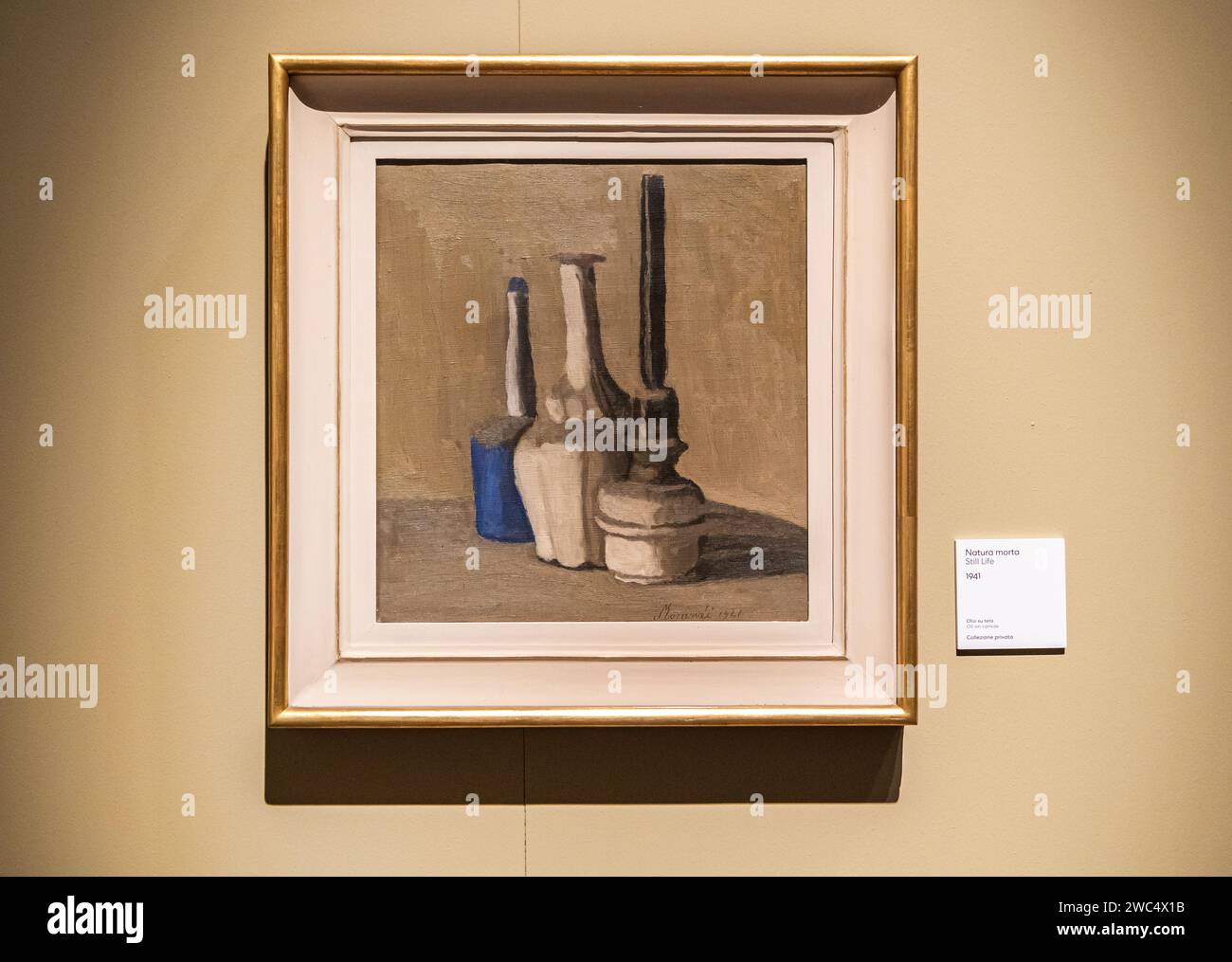 Oil on Canvas "Still life" (1941): at exhibition of paintings by ...