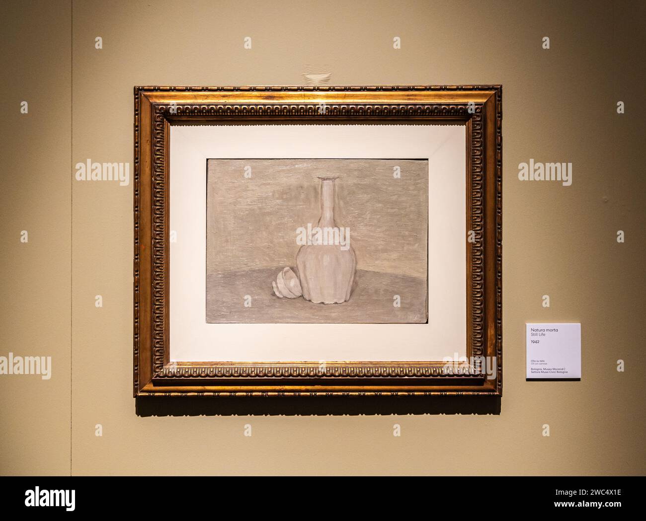 Oil on Canvas "Still life" (1942): at exhibition of paintings by ...