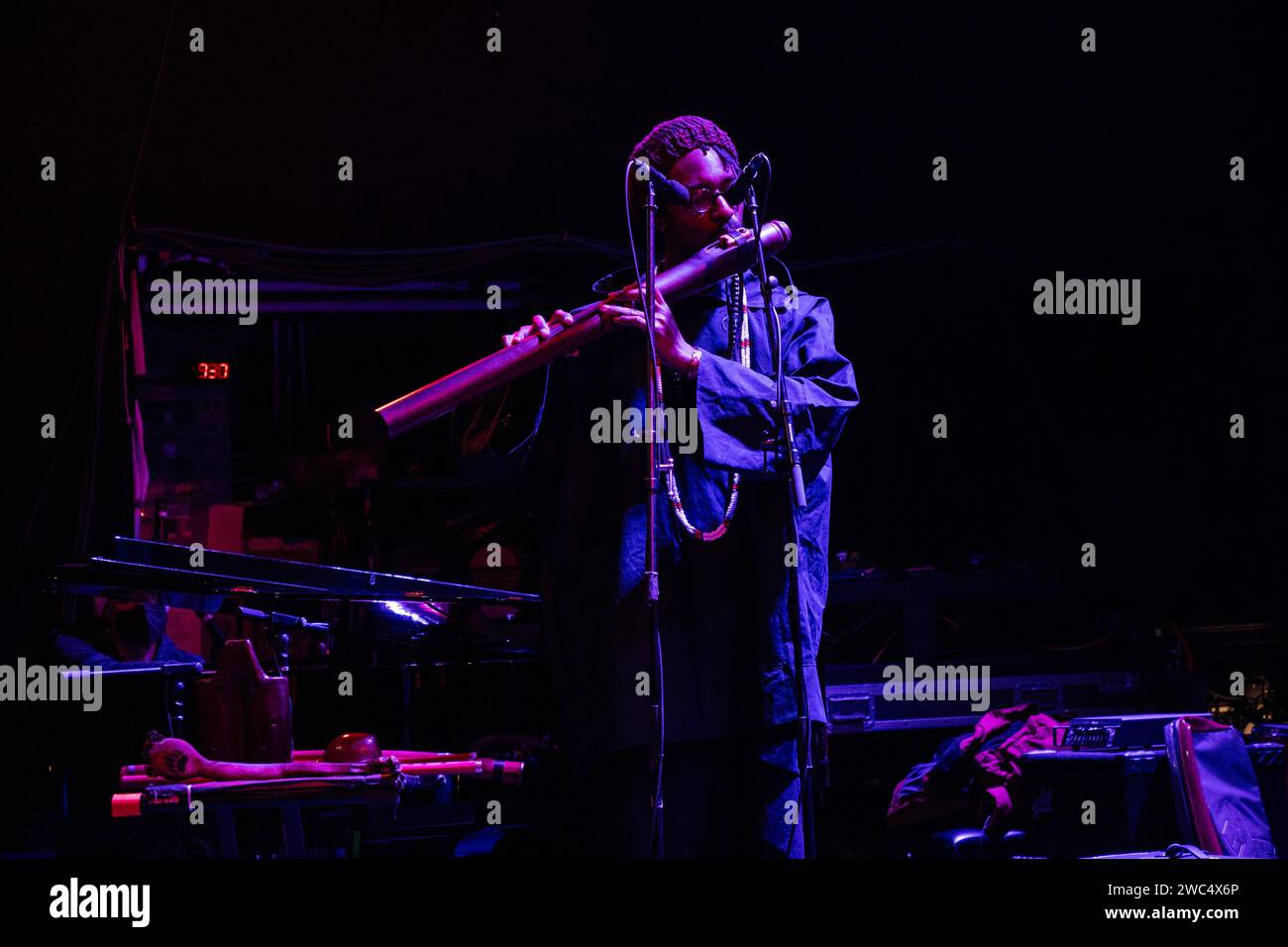 Shabaka performs with Jason Moran, Carlos Nino, Saul Williams during ...