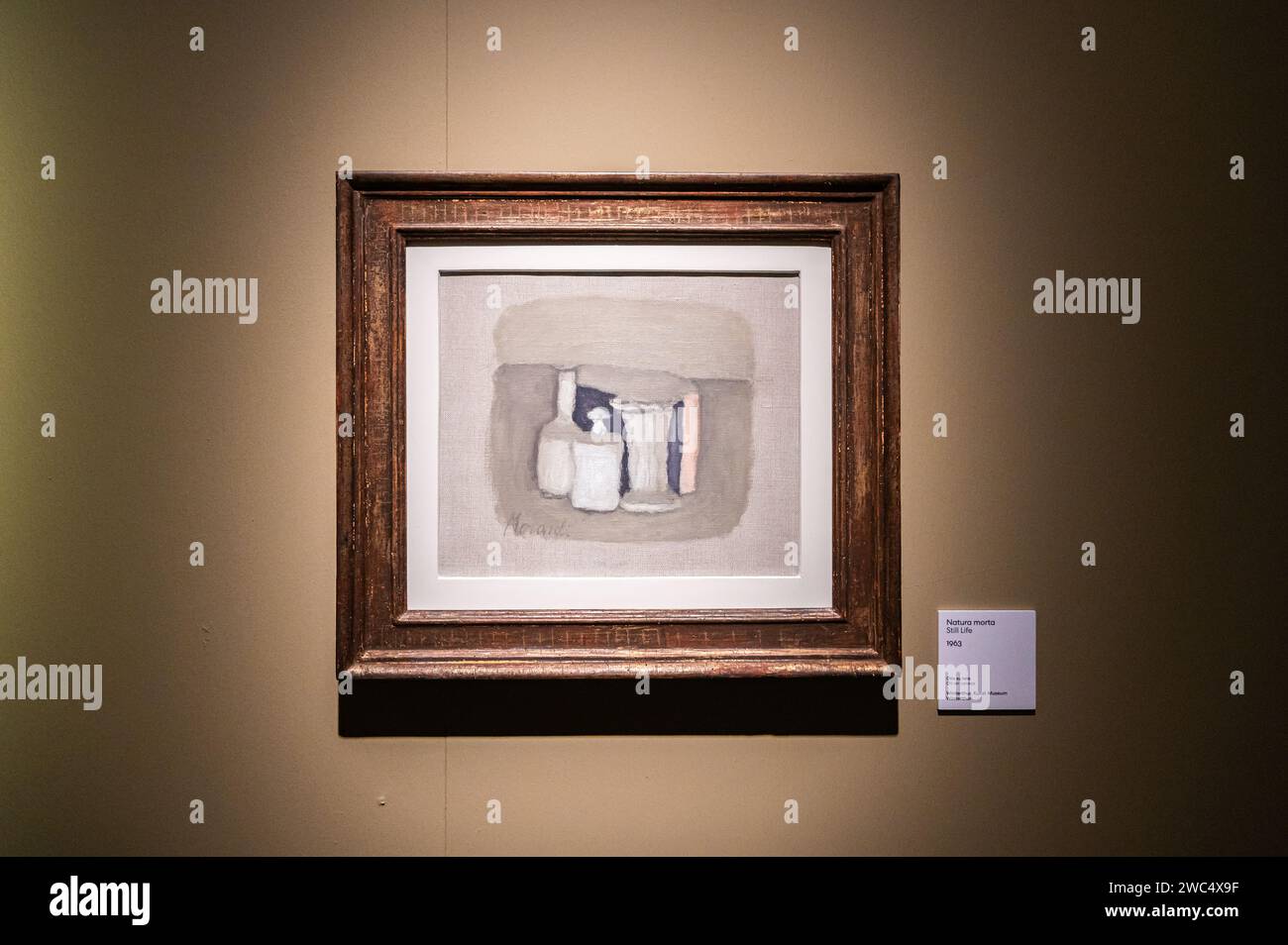 Oil on Canvas "Still life" (1963): at exhibition of paintings by ...