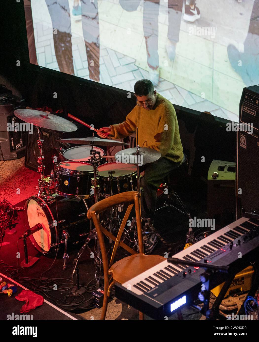 New York, USA. 13th Jan, 2024. Mark Guiliana performs during Winter ...