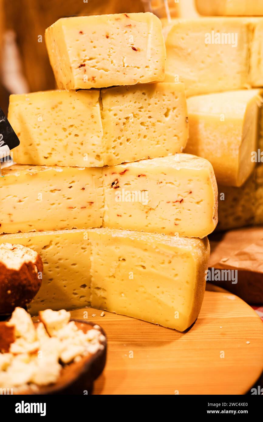 Various types cheese still hi-res stock photography and images - Alamy