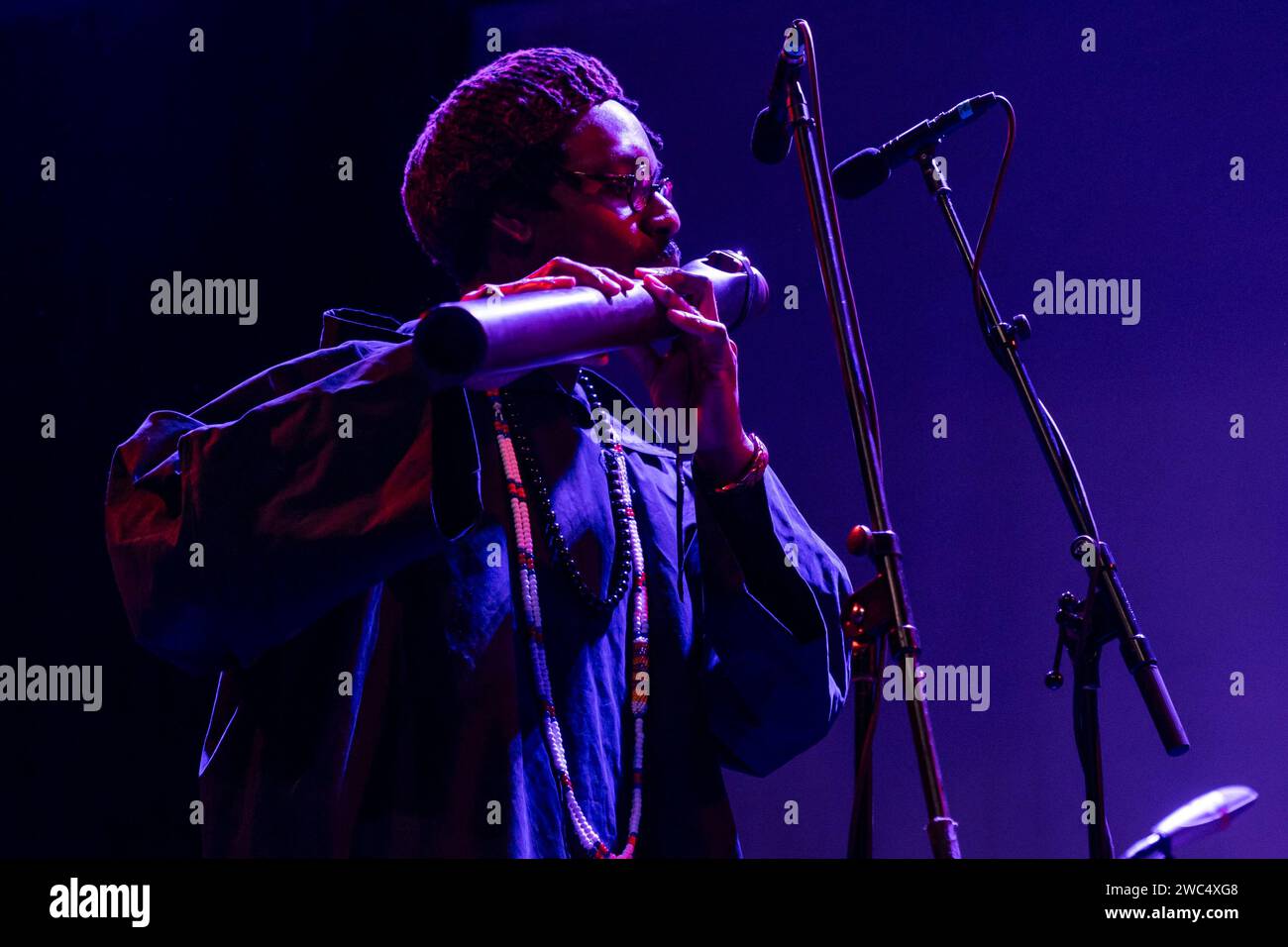 New York, New York, USA. 13th Jan, 2024. Shabaka performs with Jason ...