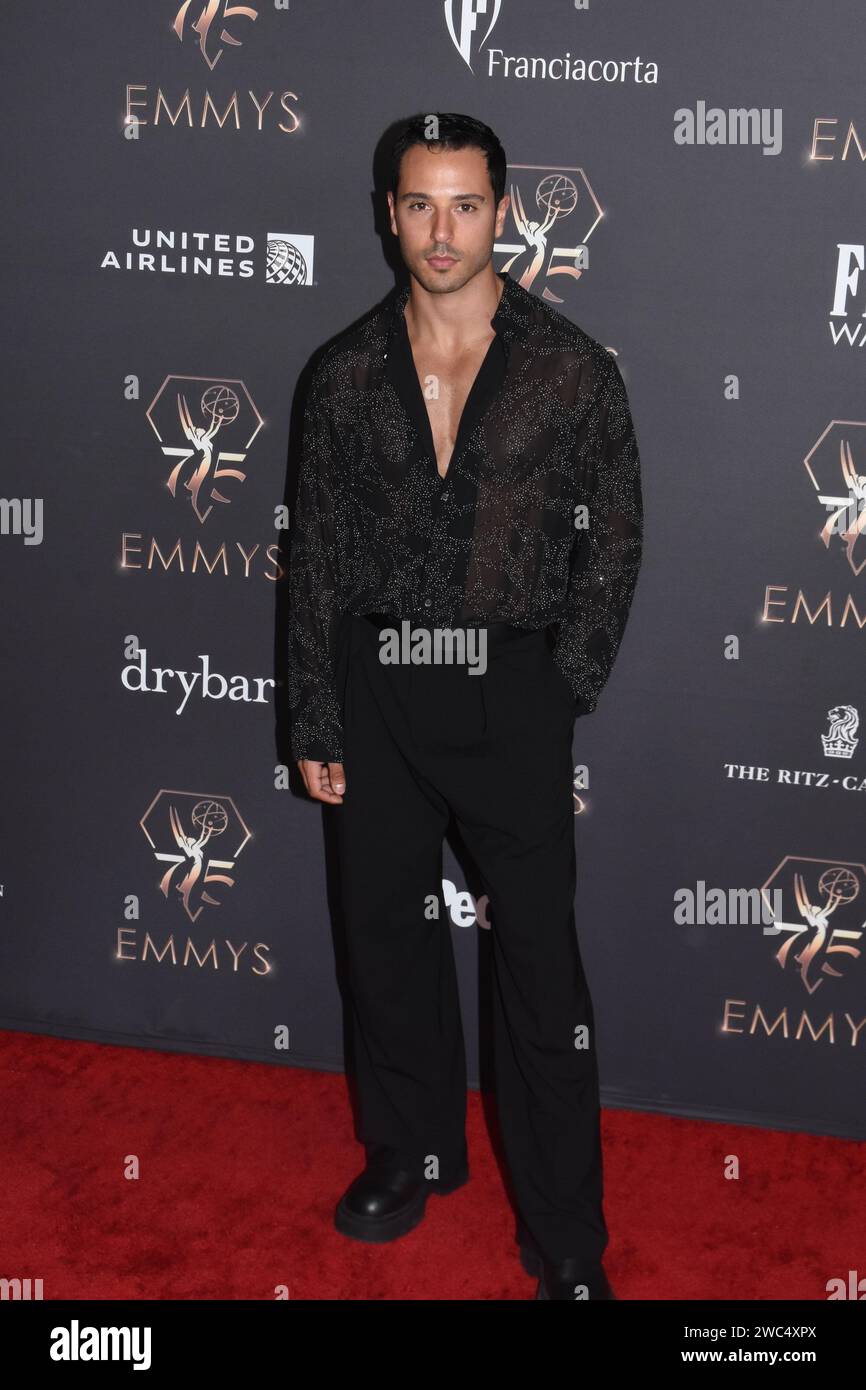 Los Angeles, California, USA 13th January 2024 Dancer Giuseppe Giofre ...