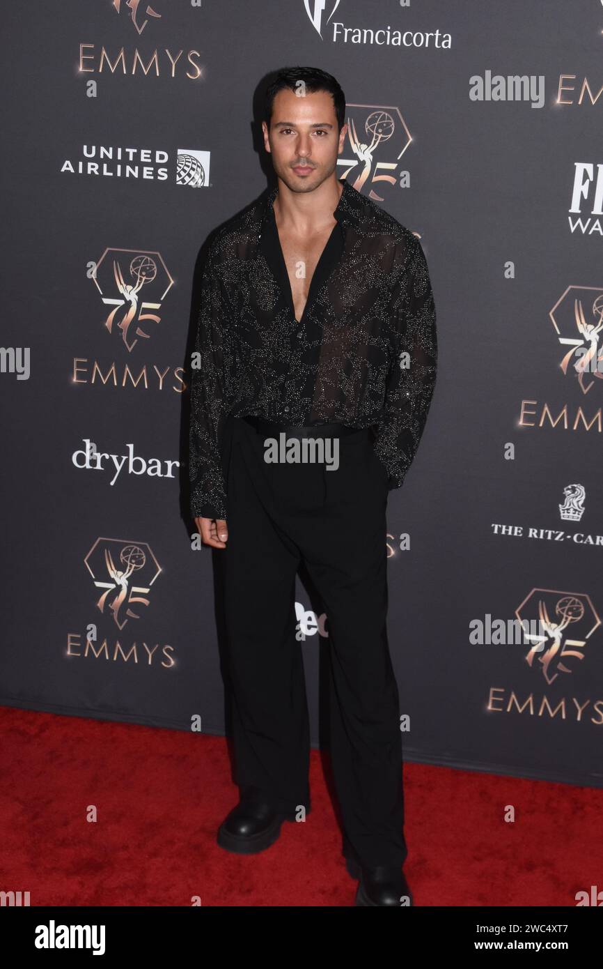 Los Angeles, California, USA 13th January 2024 Dancer Giuseppe Giofre ...