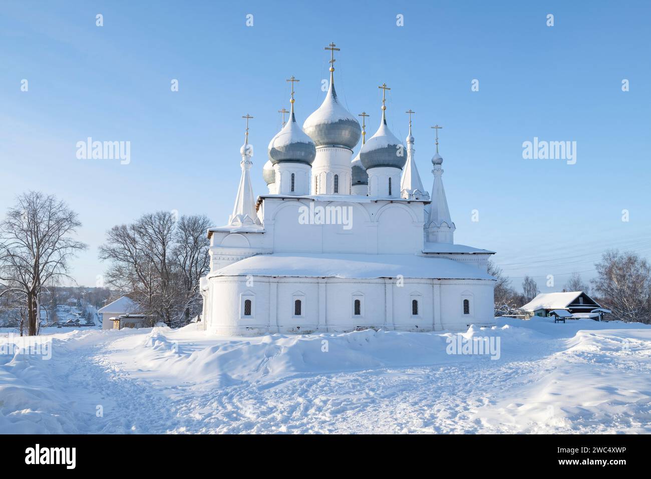 Ancient Cathedral of the Exaltation of the Holy Cross (1658) on a ...