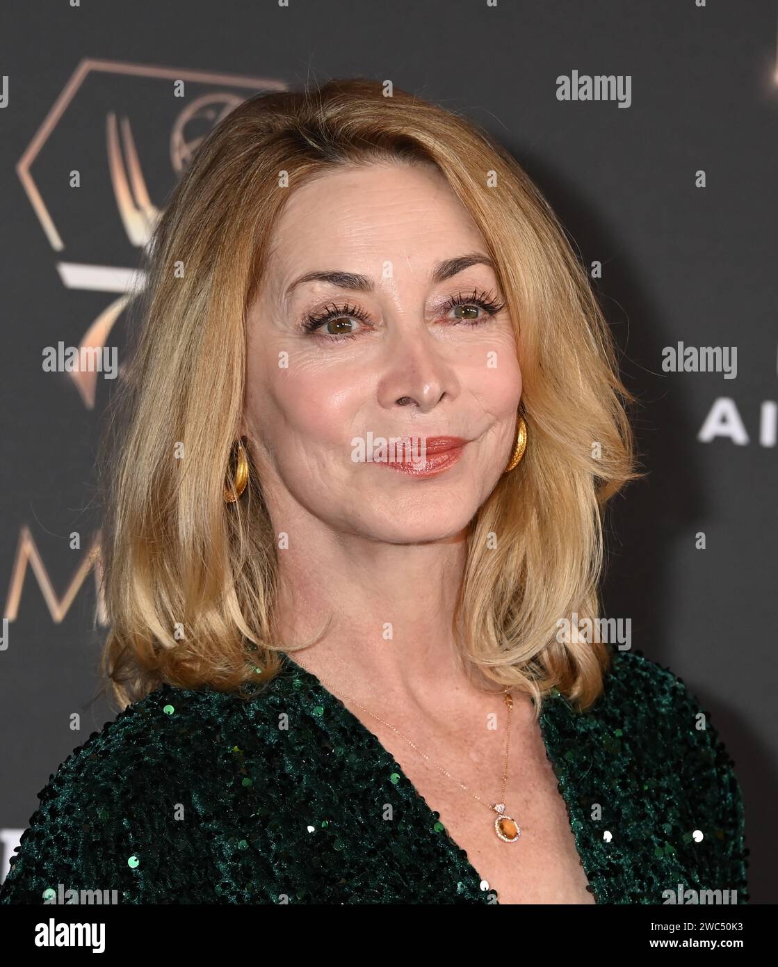 Los Angeles, USA. 13th Jan, 2024. Sharon Lawrence arriving at the 75th ...