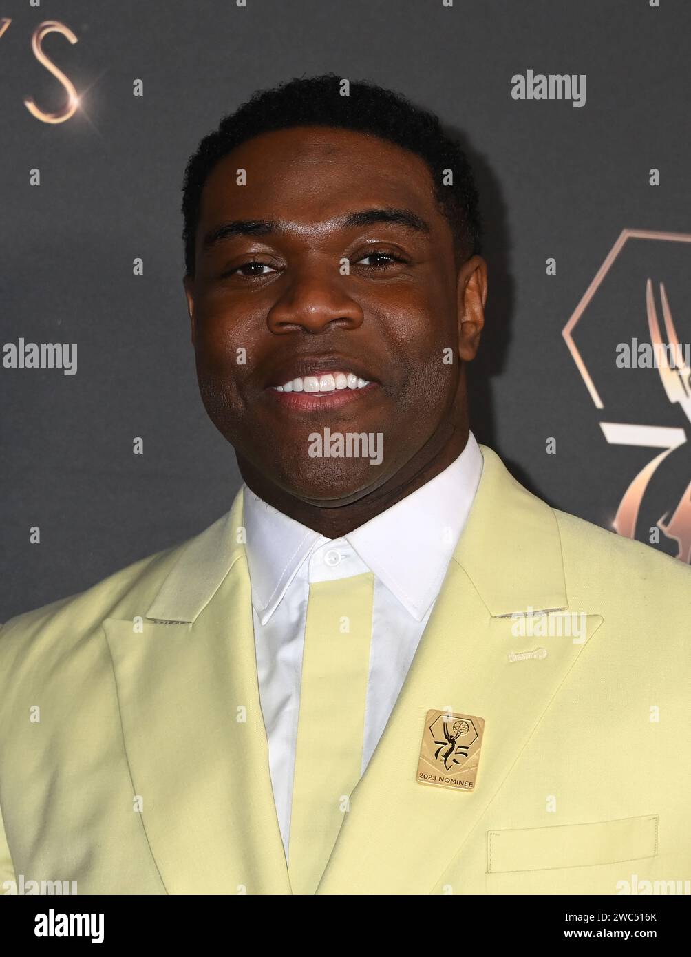 Los Angeles, USA. 13th Jan, 2024. Sam Richardson arriving at the 75th ...