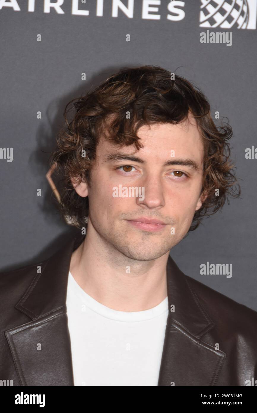 Los Angeles, California, USA 13th January 2024 Actor Josh Whitehouse ...