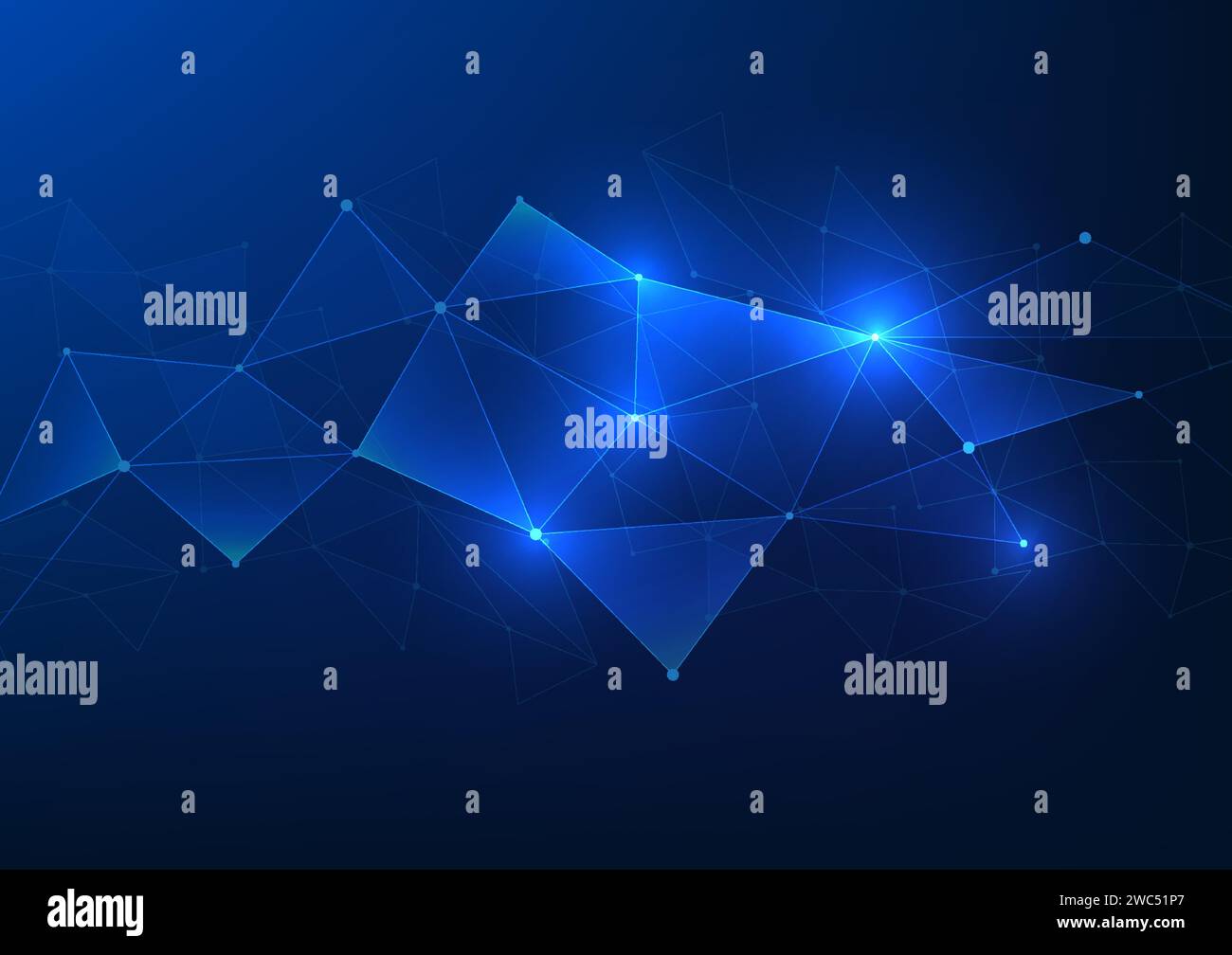 Abstract background technology connected geometric line elements It ...